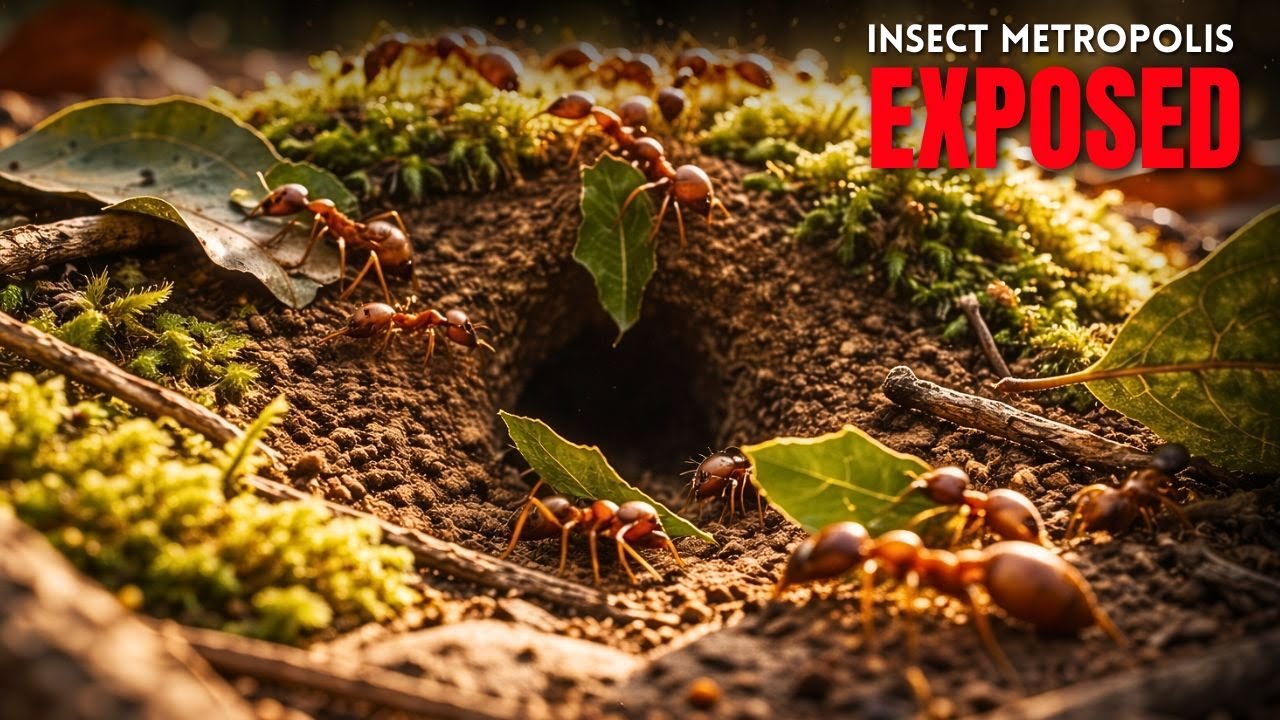 Inside a Massive Ant Nest & How Their Underground Society Really Works ...