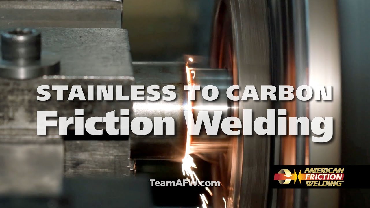 Stainless Steel to Carbon Steel Friction Welding - YouTube
