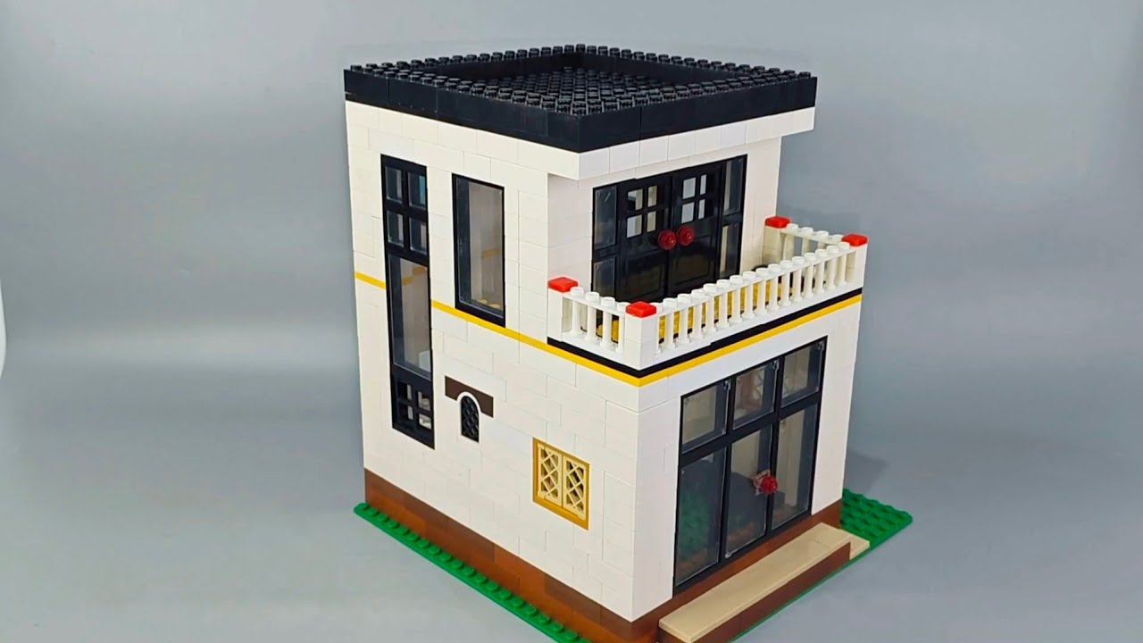 How To Build a LEGO Modern Luxurious House MOC | Building Blocks ...