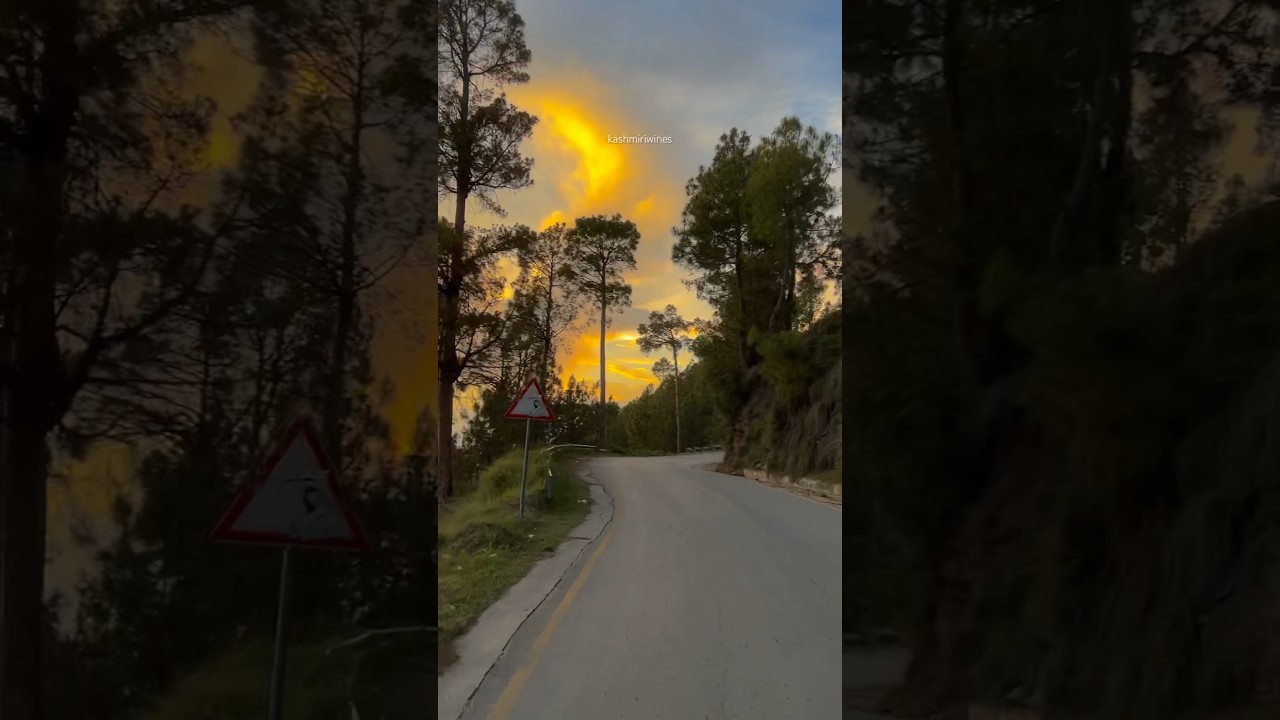 Road with beautifull sky view Azad Kashmir | Pallandri | travell # ...