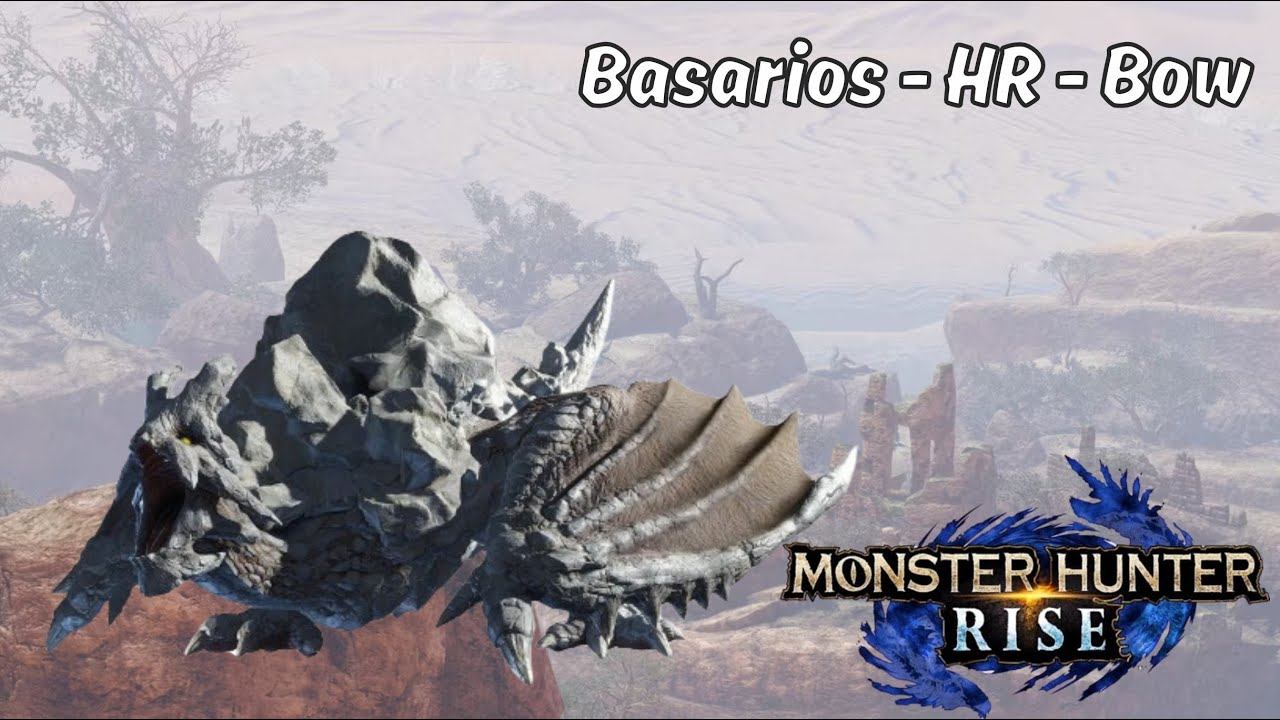 Monster Hunter Rise- Basarios - High Rank- Bow - YouTube