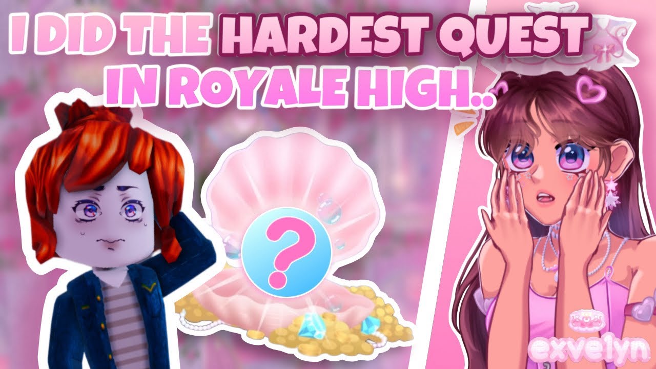 I DID THE HARDEST QUEST IN ROYALE HIGH? MUSIC NOTES QUEST 🏰😭 | PART 7 ...