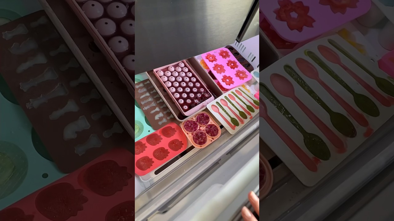 Ice Restock 🧊🧊🧊 with some new ice molds - YouTube