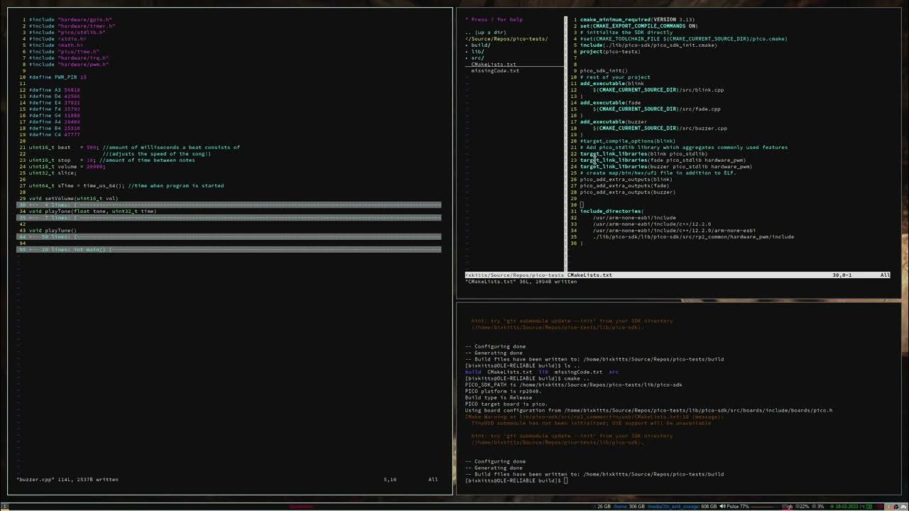 Pi Pico Sdkcross Compile Solve Missing Header Issues Vimvscode Cmake Youtube