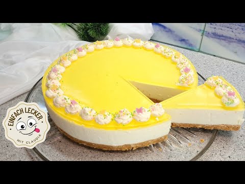 Zitronen-Joghurt-Torte 🍋