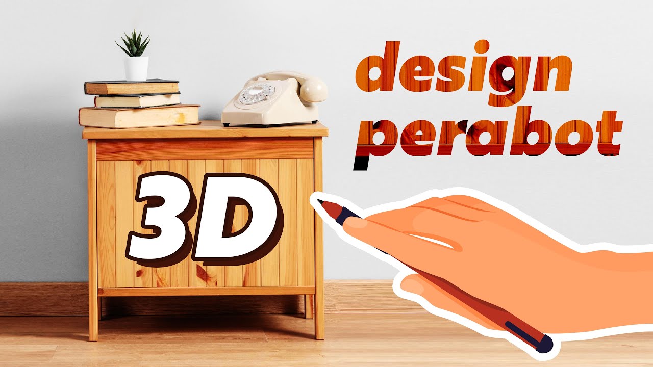 Design perabot guna 3D software free | Sketchup Web - YouTube