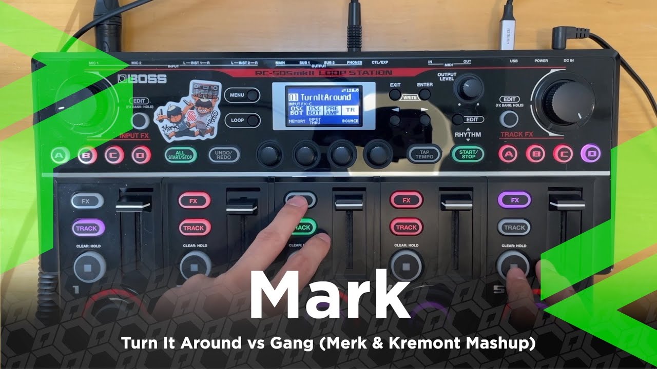 【手元動画】Mark - Turn It Around vs Gang (Merk & Kremont Mashup) - YouTube