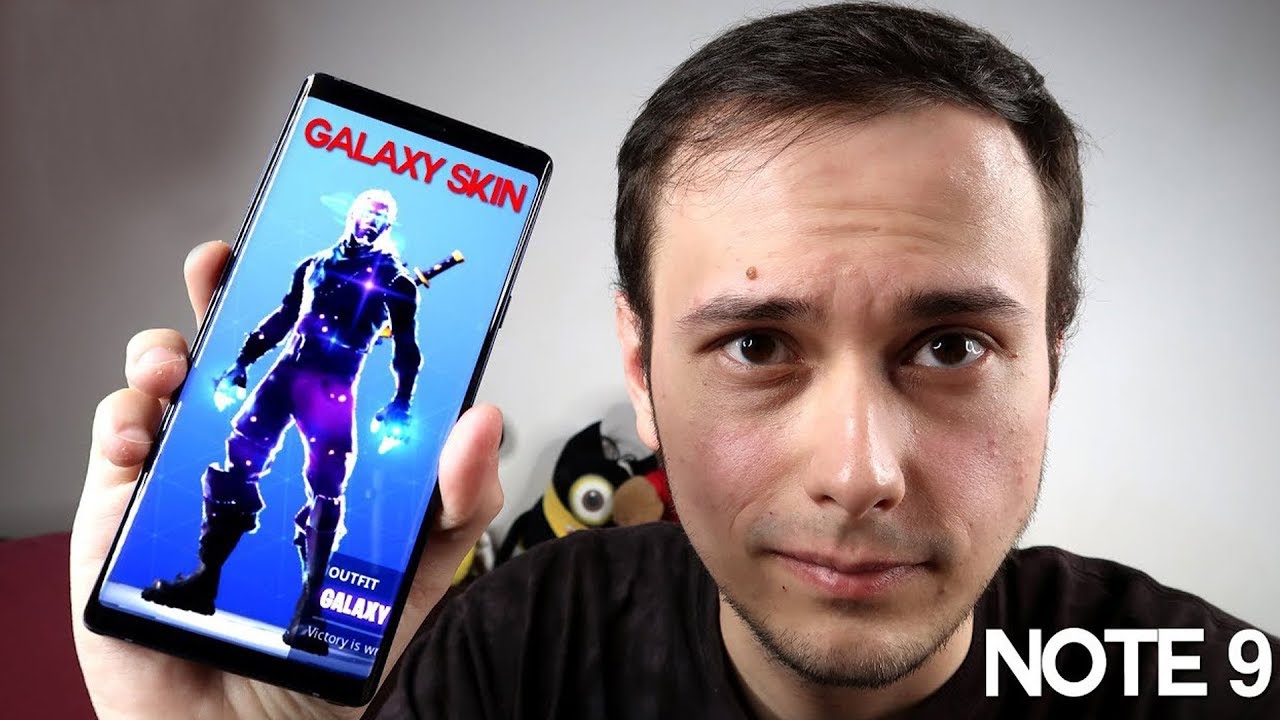NOUL NOTE 9 + Galaxy Skin FORTNITE ! - YouTube