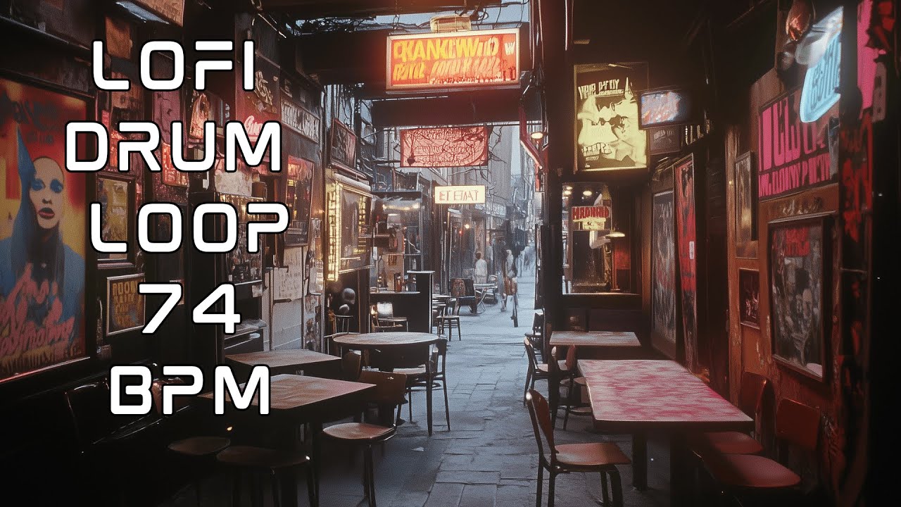 Lo-Fi Drum Loop | 74 BPM | Slow Chillhop Beat with Dusty Vibe - YouTube
