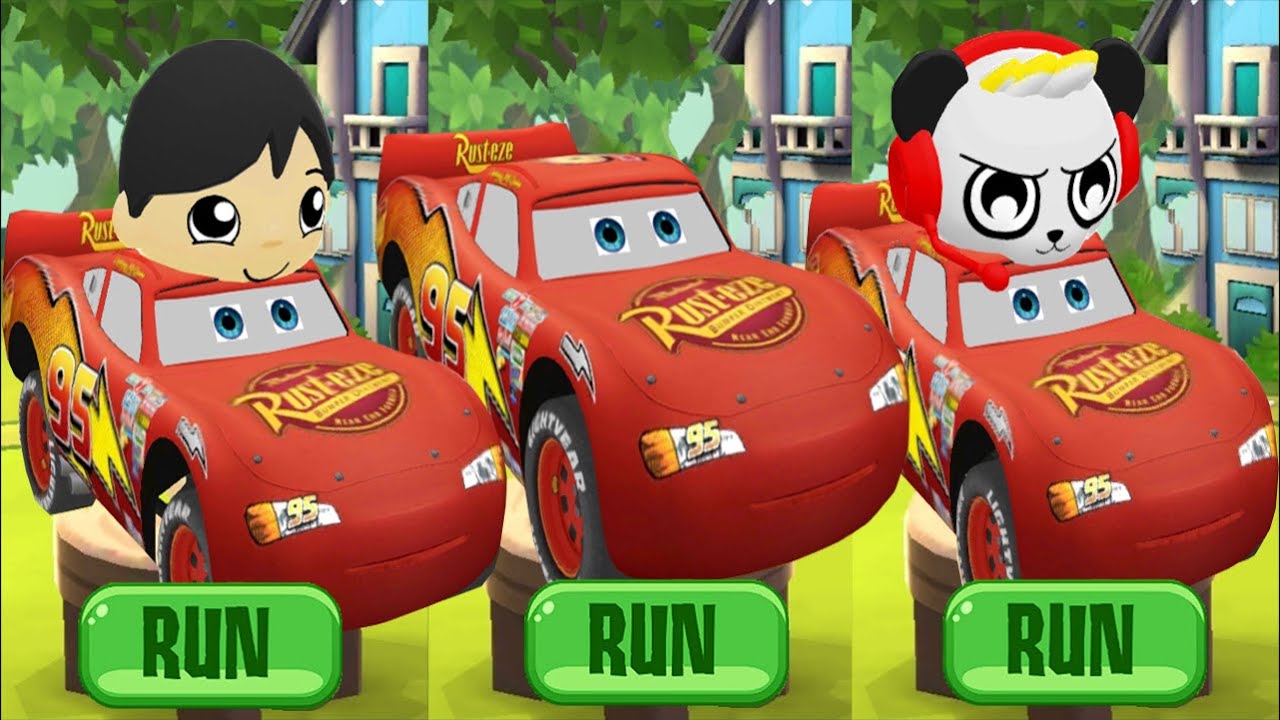 Tag with Ryan UPDATE Lightning McQueen New Character vs Combo vs Ryan ...