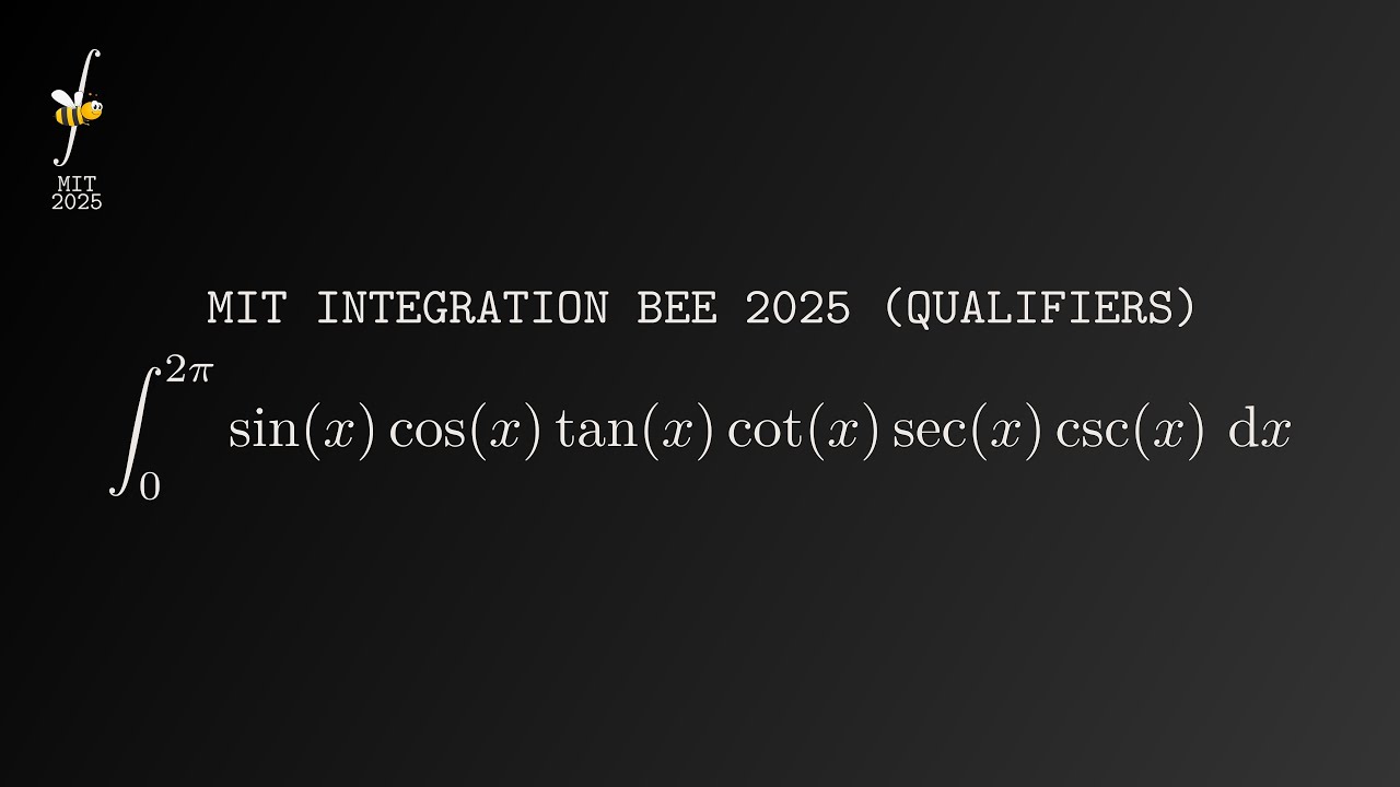 MIT Integration Bee 2025 Qualifiers Q06 - Product of Trig Functions ...
