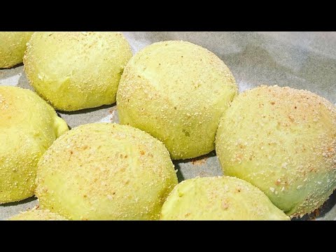 BUKO PANDAN CHEESE PANDESAL l How to make pandan pandesal - YouTube