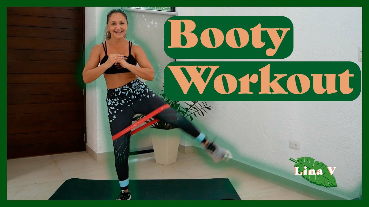 Booty Workout With Resistance Bands Youtube