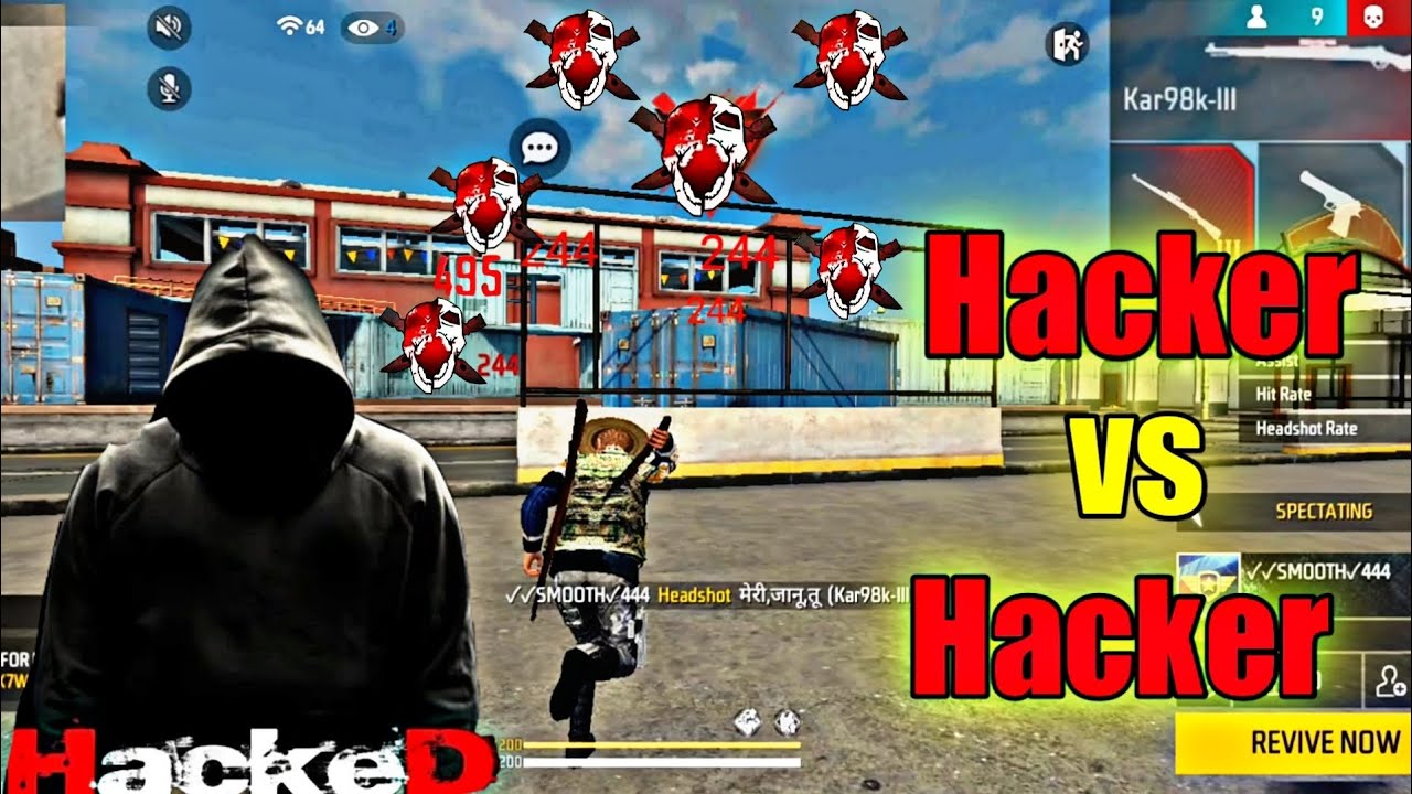 Hacker vs Hacker in free fire|| Hacker in free fire || free fire hack ...