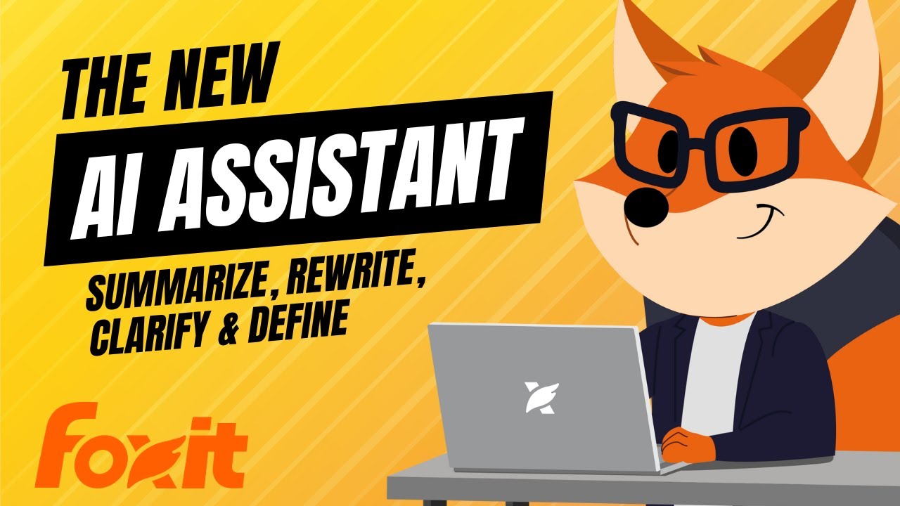 The AI Assistant for Your PDFs | Introducing Foxit AI Assistant - YouTube
