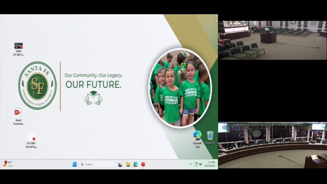 SFISD Board Meeting 10/20/25 - YouTube