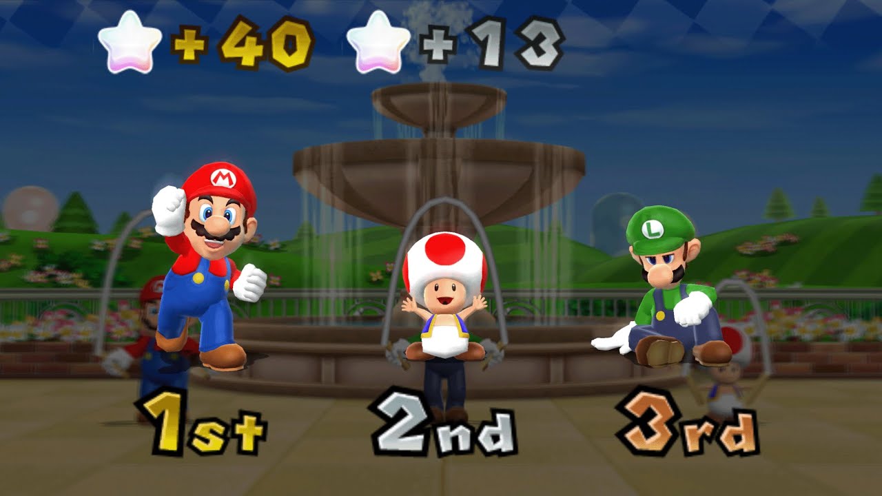 Mario Party 9 - Mario vs Luigi vs Toad - Toad Road - YouTube