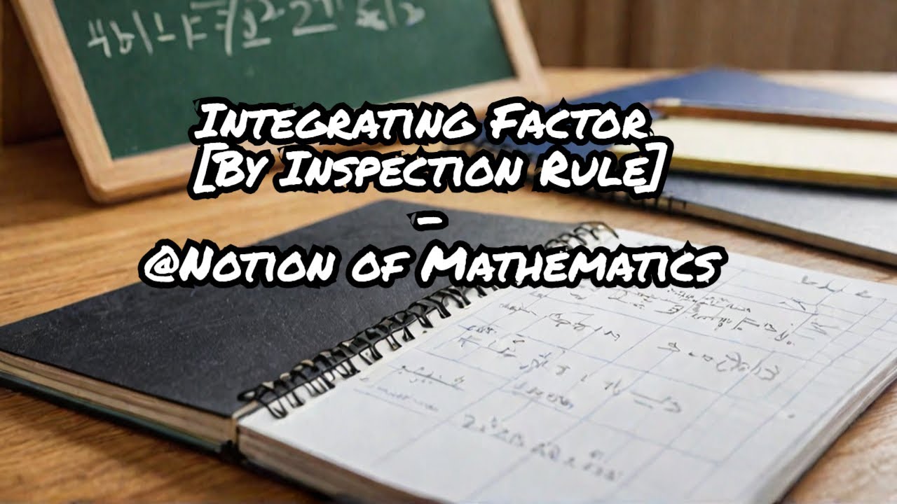 Mastering the Integrating Factor - Rule 1 (By Inspection ...