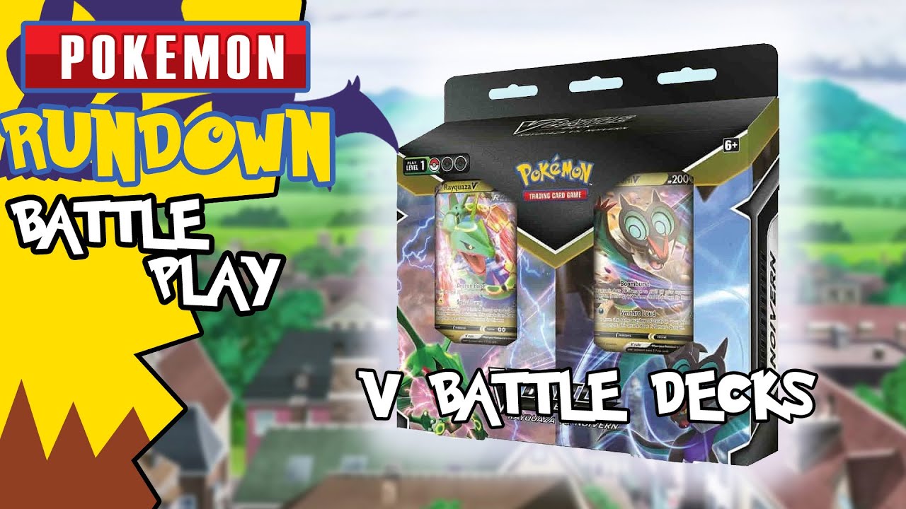 V Battle Decks Playthrough | Pokemon Rundown - YouTube