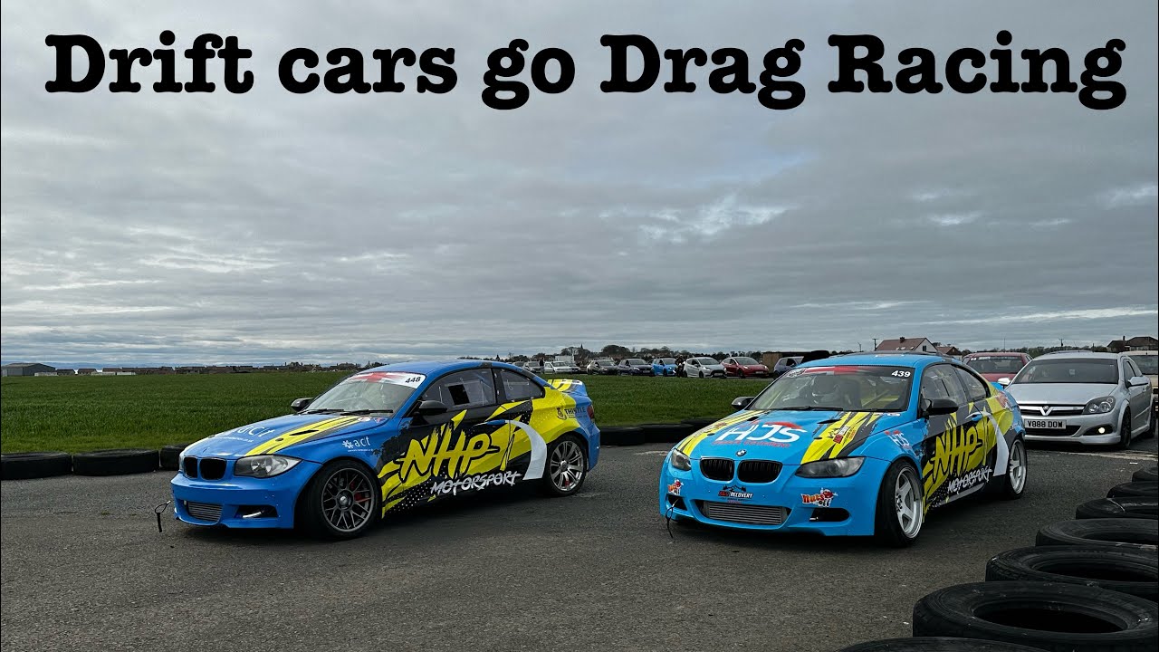 Crail Raceway - Drift cars go drag racing - YouTube