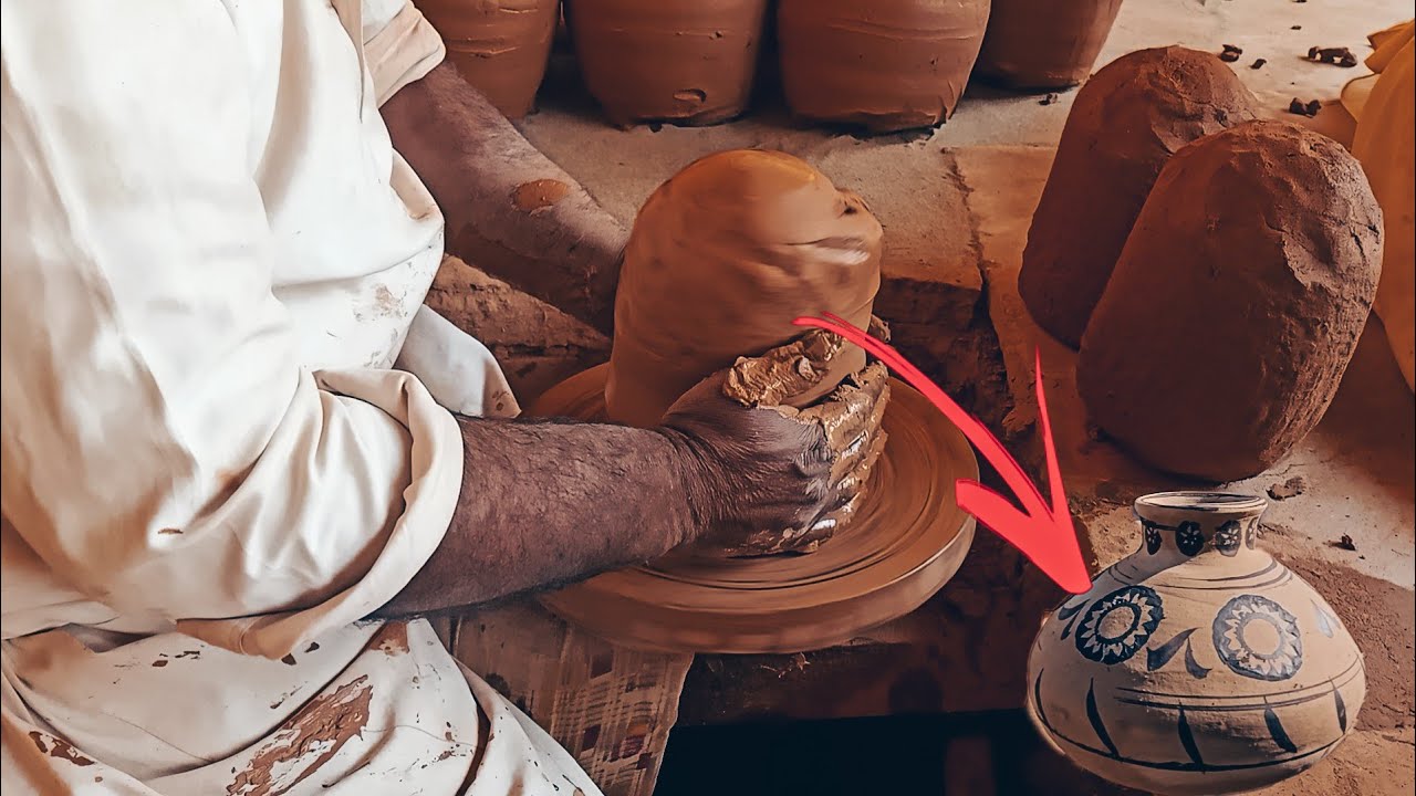 How To Make Pitcher Clay Full Tutorial || Making Clay and Pottery - YouTube