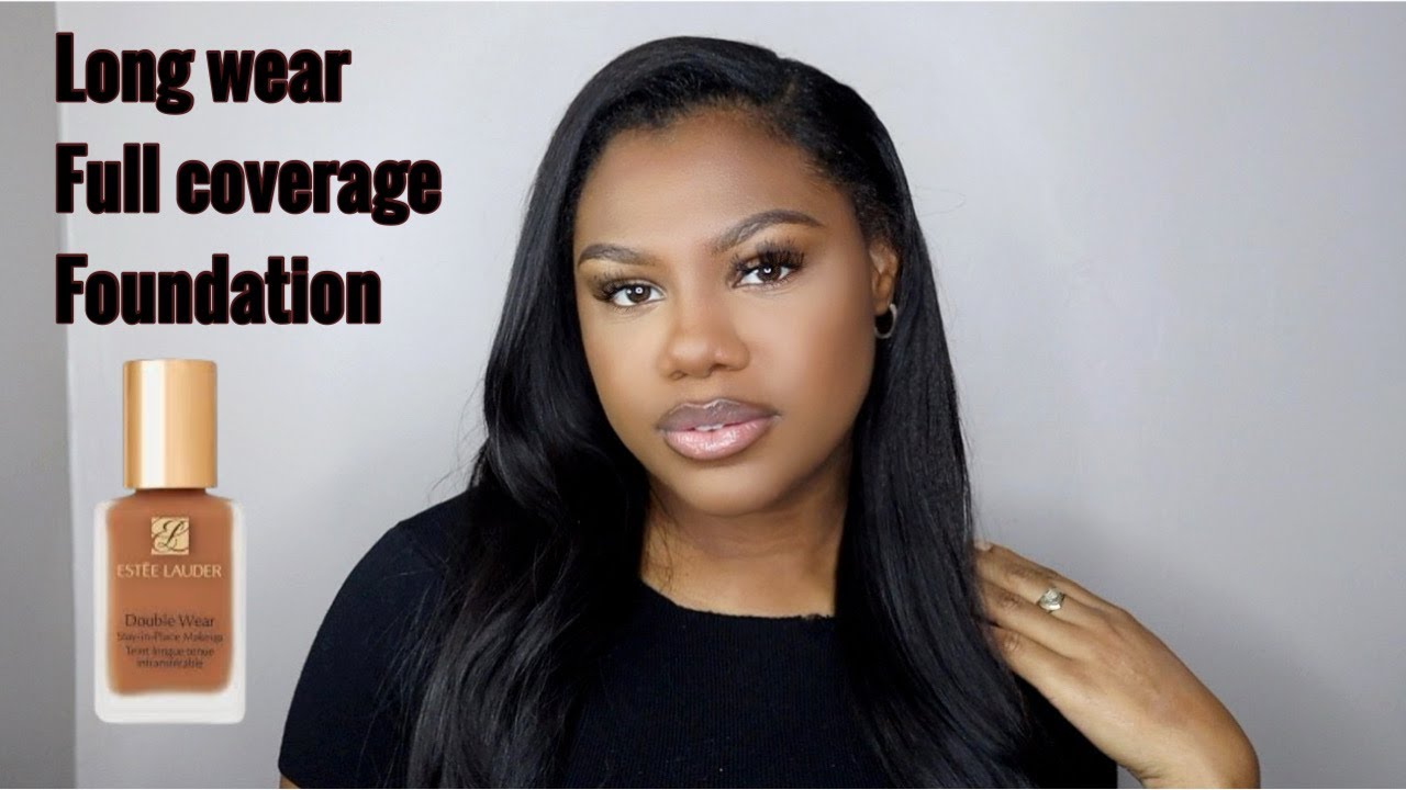 ESTEE LAUDER DOUBLE WEAR FOUNDATION REVIEW | FULL COVERAGE FOUNDATION ...
