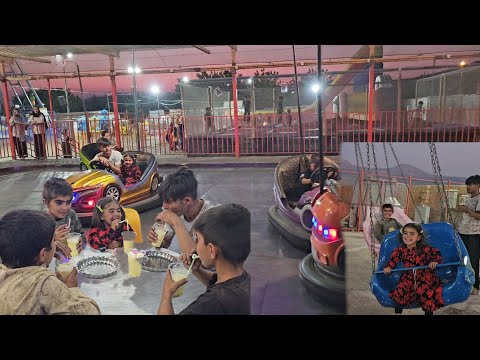 Surprising the Kids with a Trip to the City Amusement Park! 🎡🚗🥤