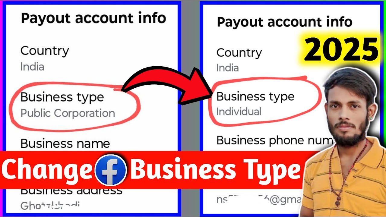 Change Facebook business type to individual 2025 | How to change ...