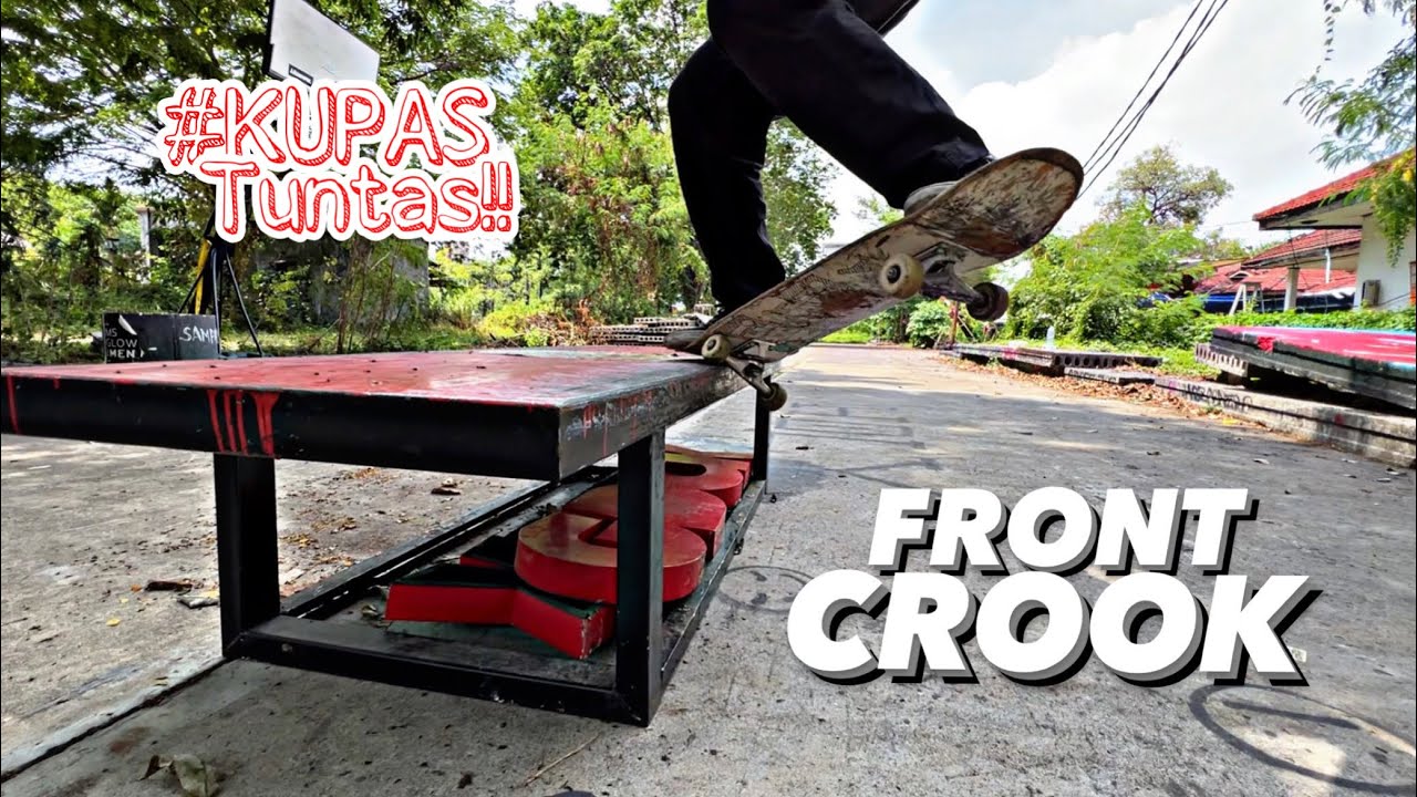 Trick And Tips - How to FrontSide Crooked Grind (Bahasa Indonesia) - YouTube