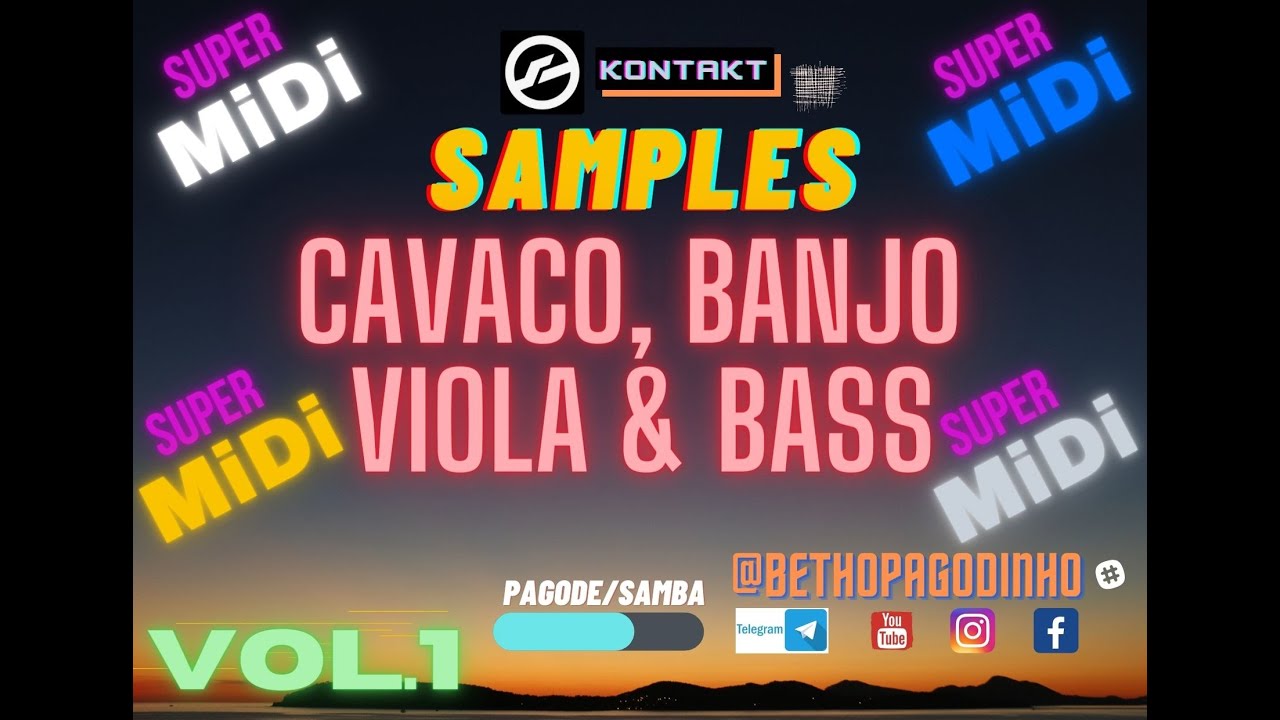 SUper MiDI - Cavaco, Banjo, Viola & Bass (em edição) - sampler loop ...