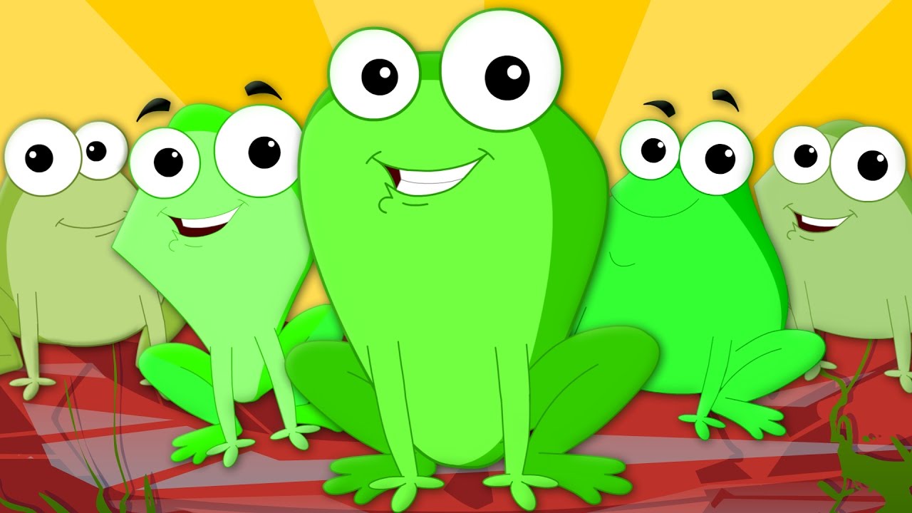 Five Little Speckled Frogs | Nursery Rhymes | Kids Songs | Baby Rhymes ...