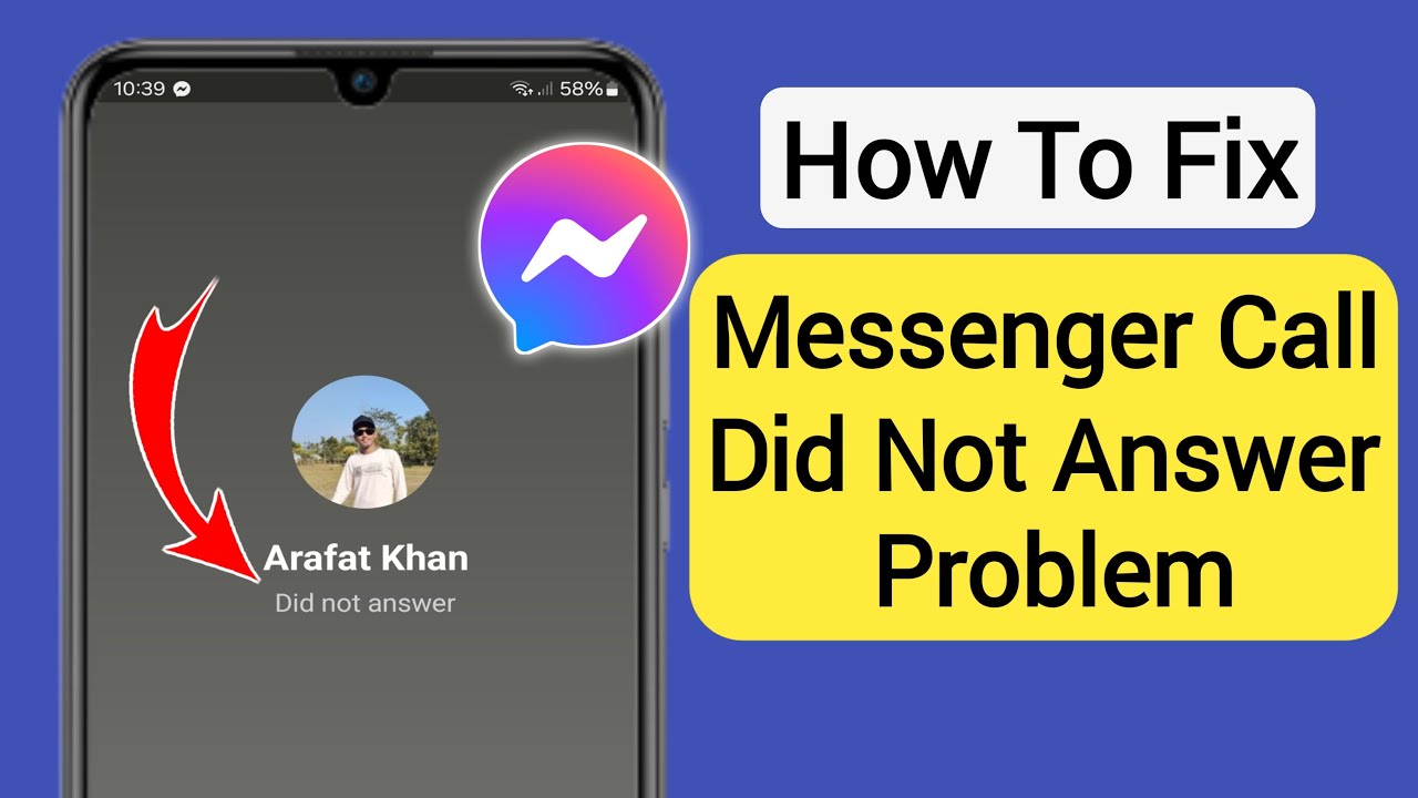 How To Fix Messenger Call Did not answer Problem | How To Fix Call Did ...