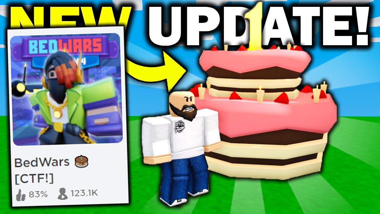 *NEW* 1 YEAR UPDATE!!🎉In Roblox Bedwars - YouTube
