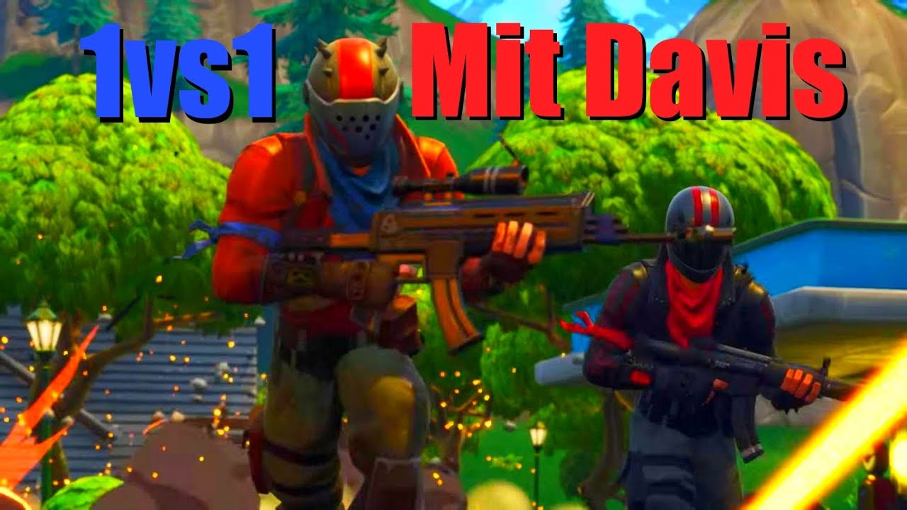 1vs1 Gegen Davis In Fortnite Mit Ragequit Youtube