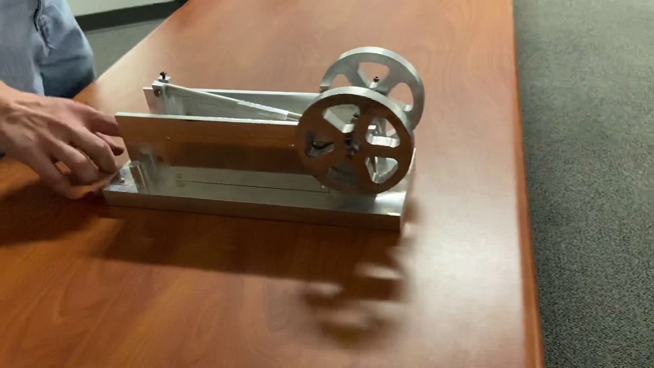 Finger Treadle Engine - YouTube