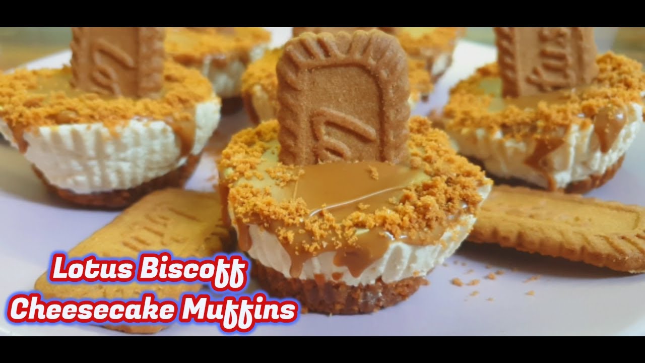 How to make the best Lotus Biscoff Cheesecake Muffins | Lotus Biscoff ...