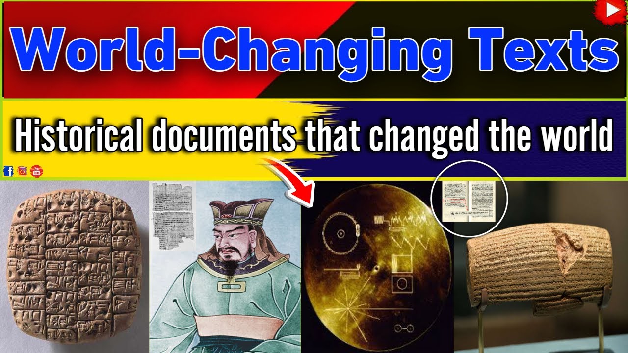 Historical documents that changed the world || legal documents ...