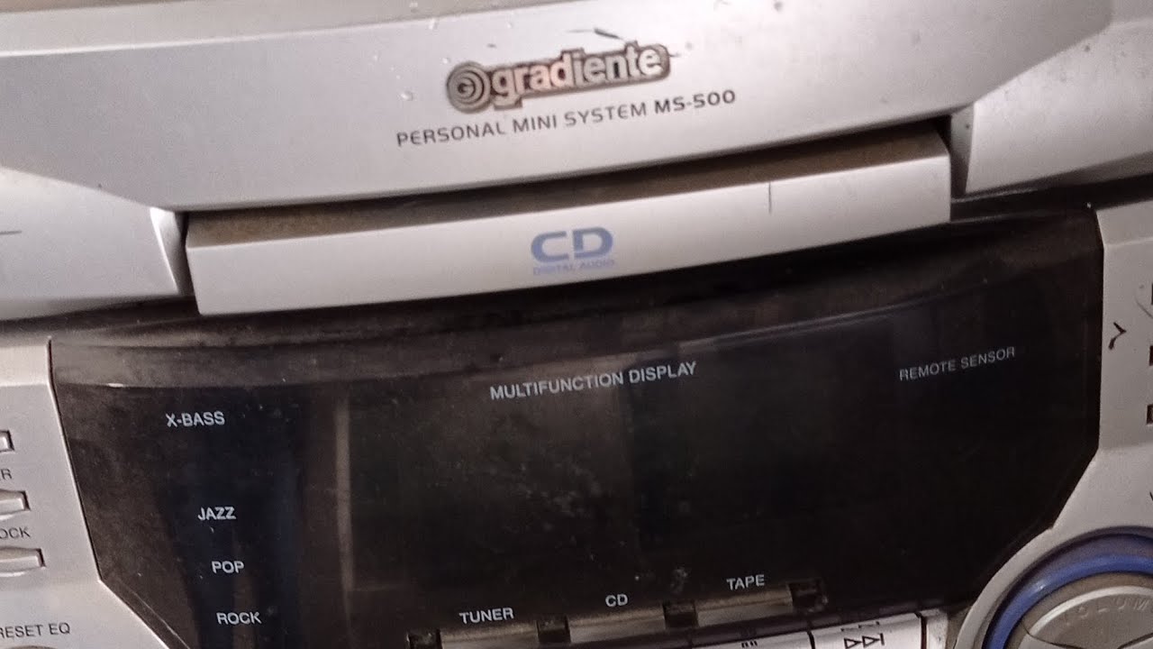 Mini System Gradiente MS-500 - YouTube