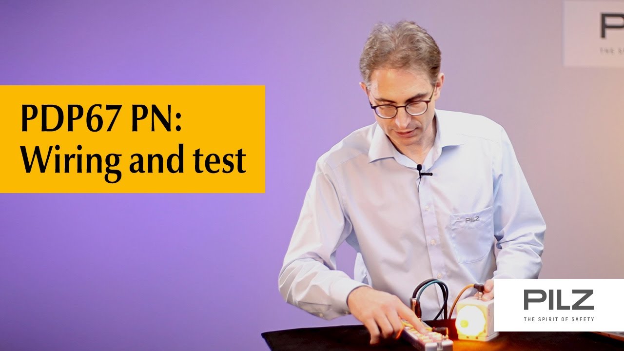 I/O module PDP67 Profinet/Profisafe (1): Wiring and test | Pilz - YouTube