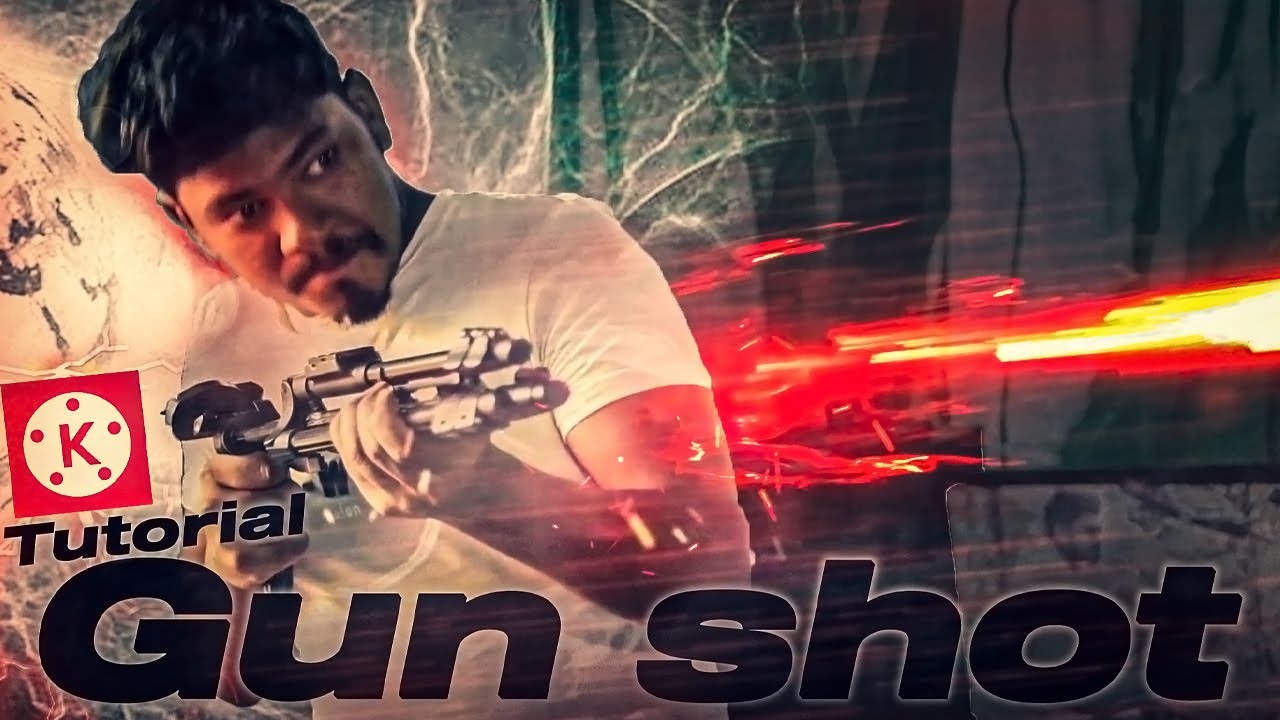 How to shoot & edit Gunshot fight 🔥| Kinemaster gun fire VFX - YouTube