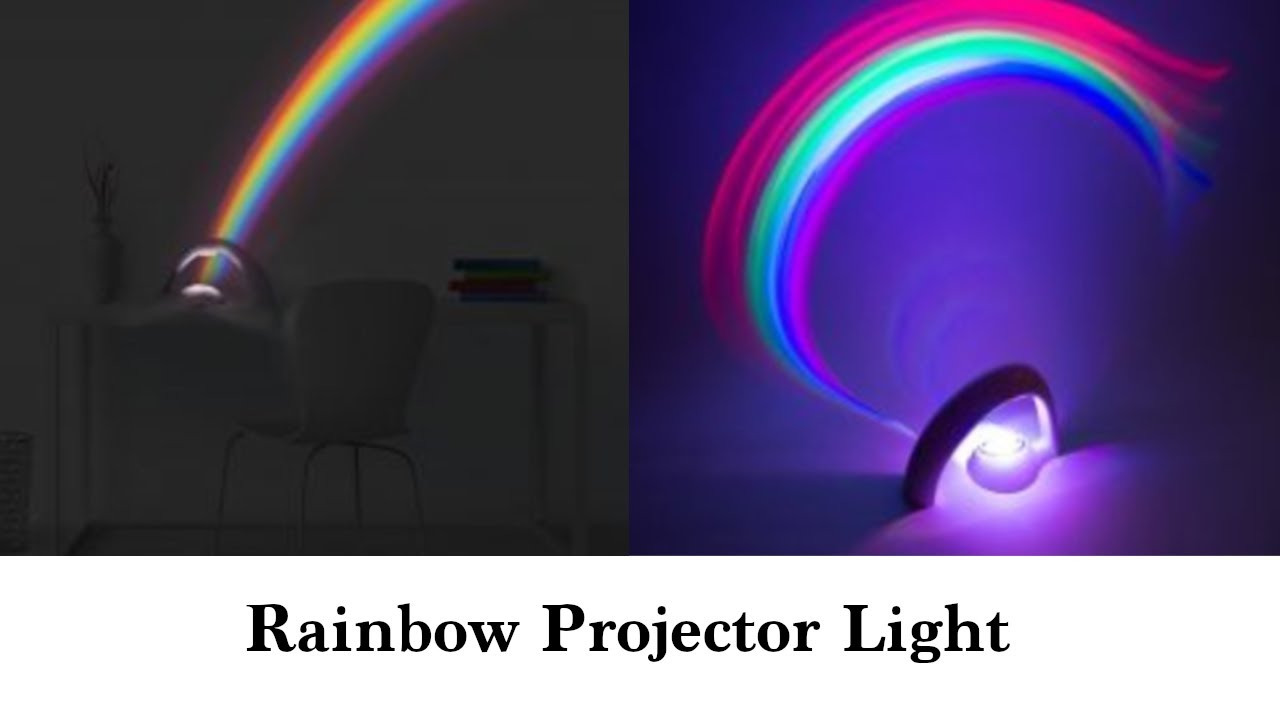 Rainbow Projector Light - YouTube