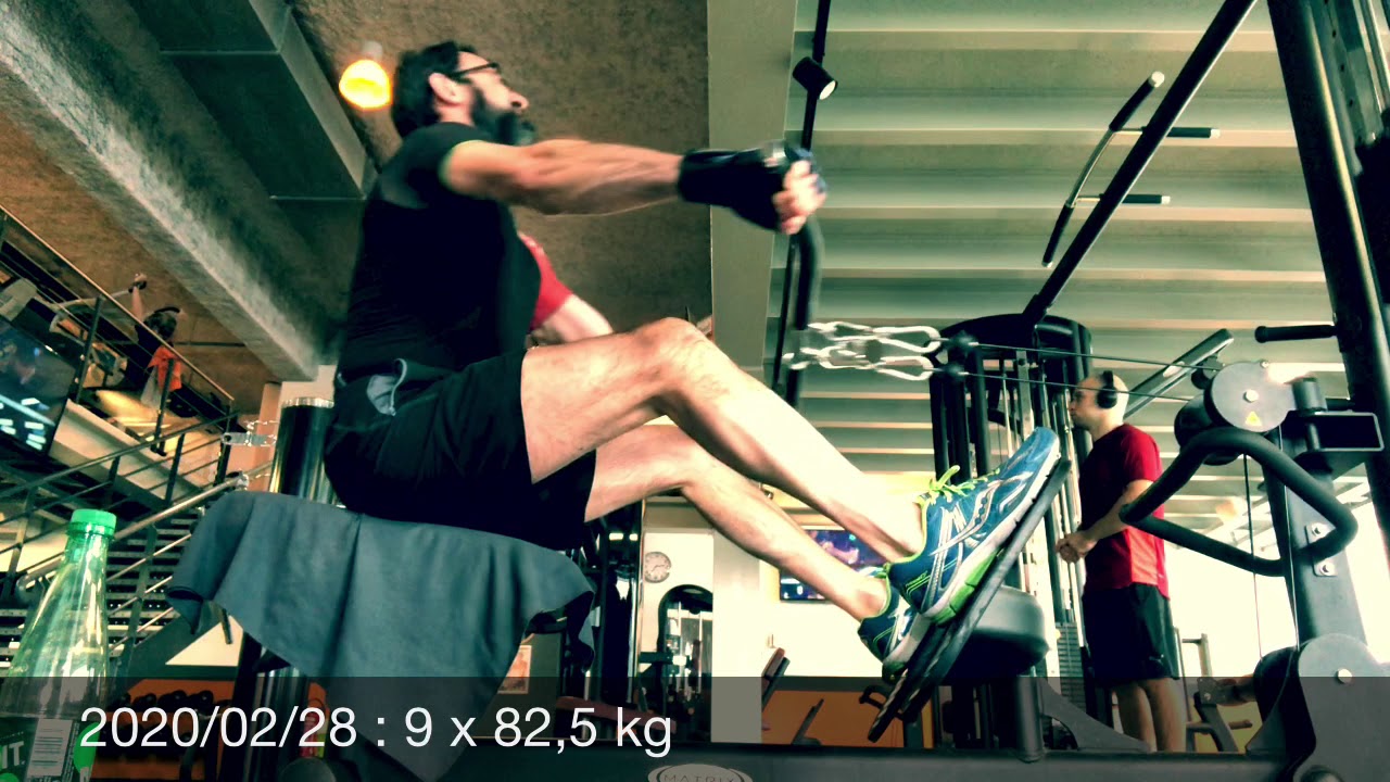 2020-02-28 Rowing assis poulie basse, prise large pronation - YouTube