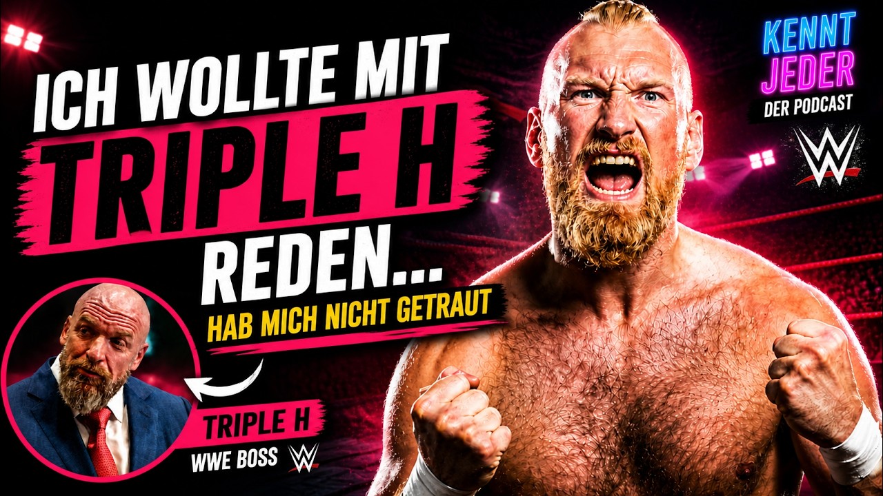 Ich wollte ein Gespräch mit Triple H - und habe mich nicht getraut ...
