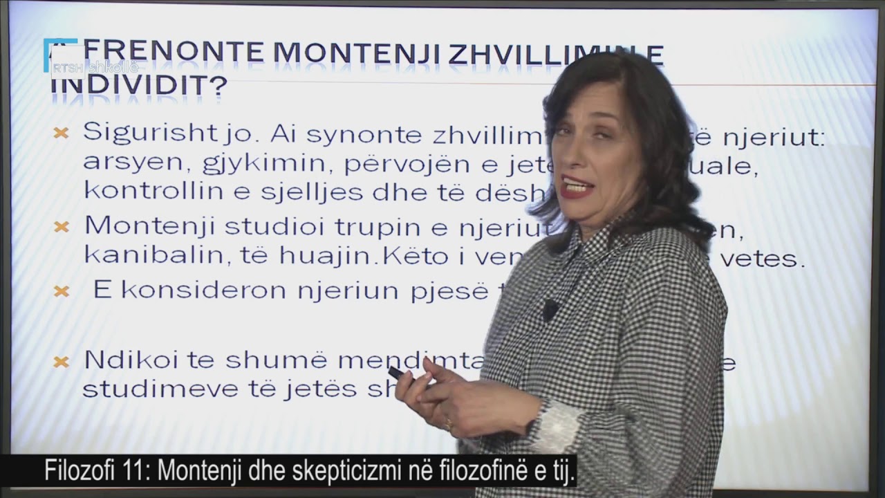 Filozofi 11 - Montenji dhe skepticizmi në filozofinë e tij - YouTube