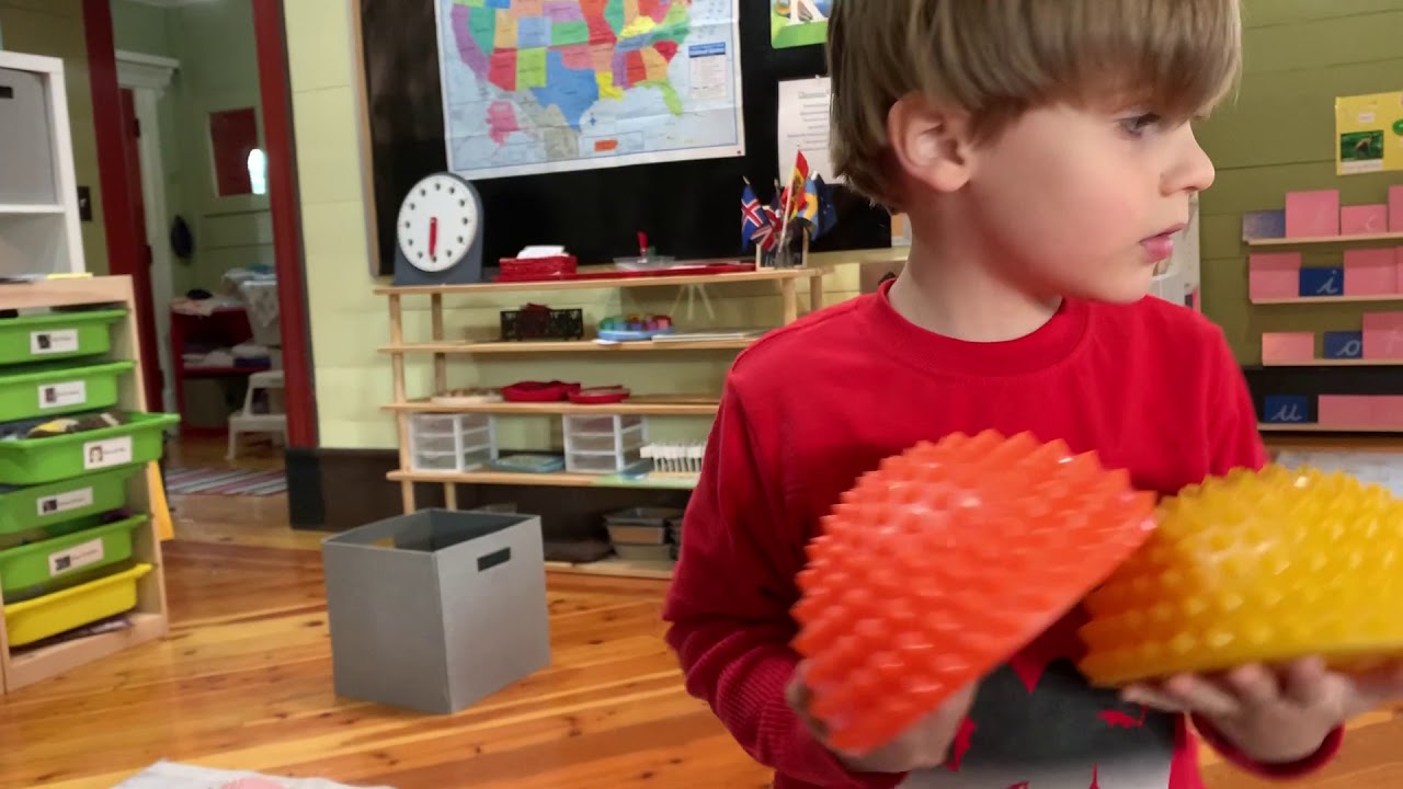 Using the sensory pods and movement in the ECE classroom - YouTube