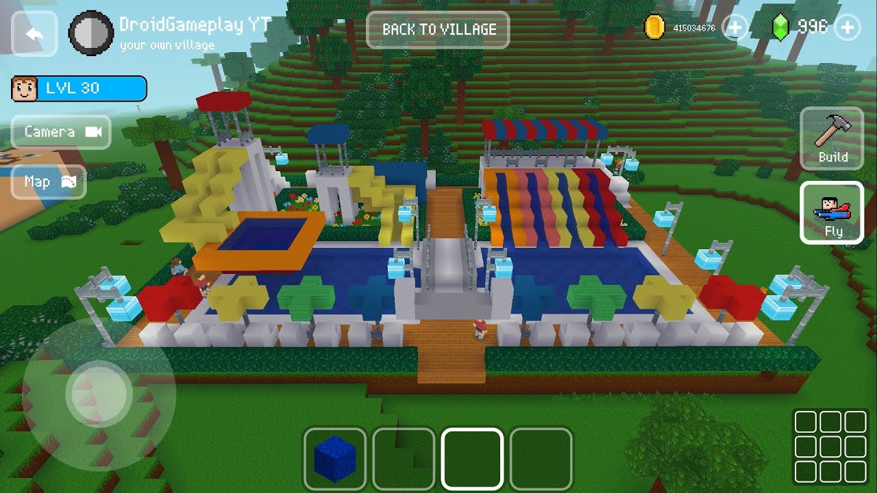 Amazing water Park - Block Craft 3d: Building Game - YouTube
