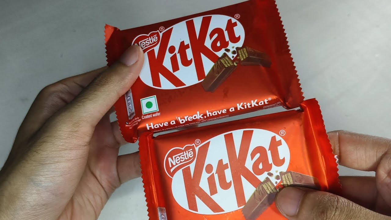 KitKat Chocolate Wafer Bars: Nestlé KitKat 4-Finger Pack Review ...