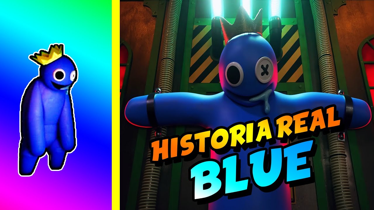 LA TRISTE HISTORIA DE BLUE REAL 😢 (Reacción) 🌈 RAINBOW FRIENDS - YouTube