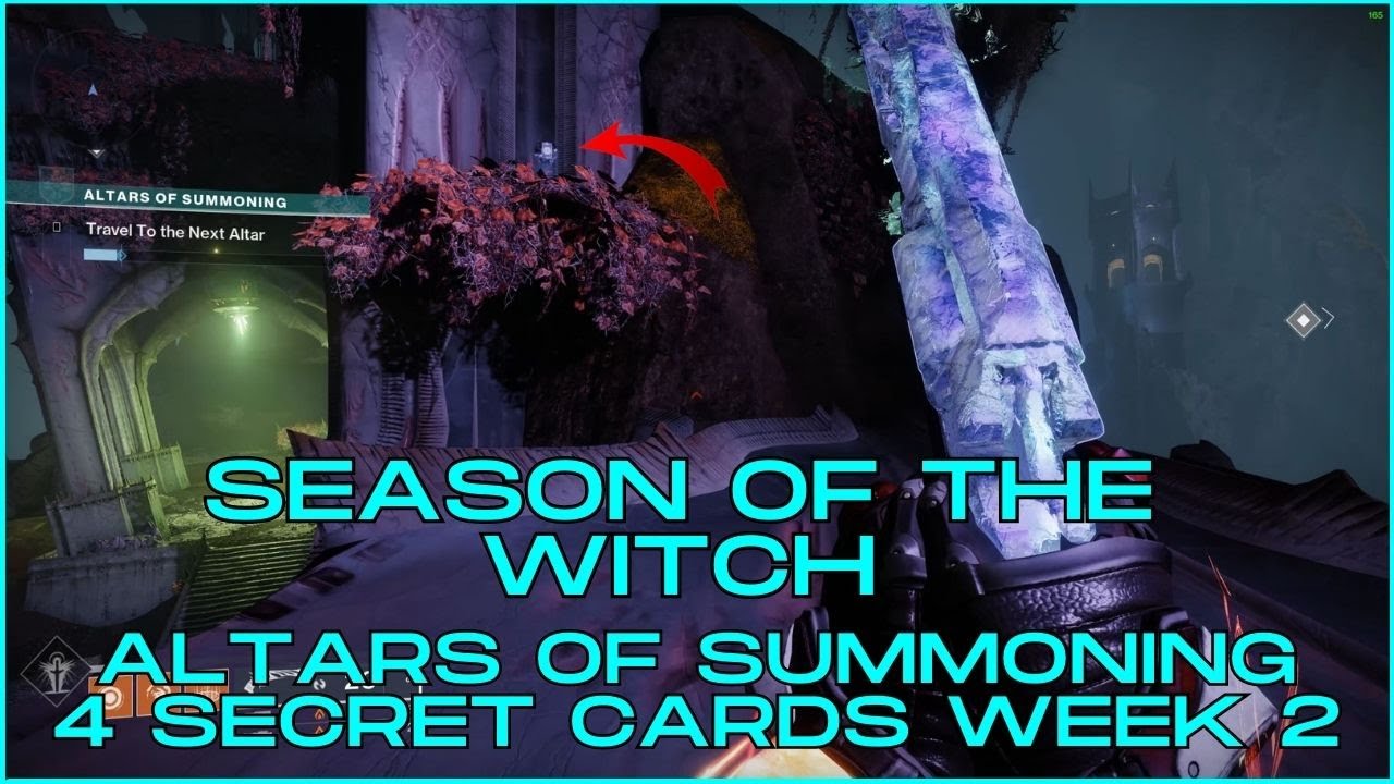 All 4 Altars of Summoning hidden Elemental Opaque card locations ...