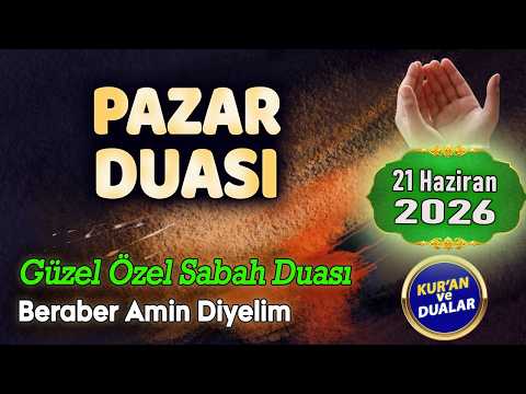 PAZAR DUASI Şifalı Dualar